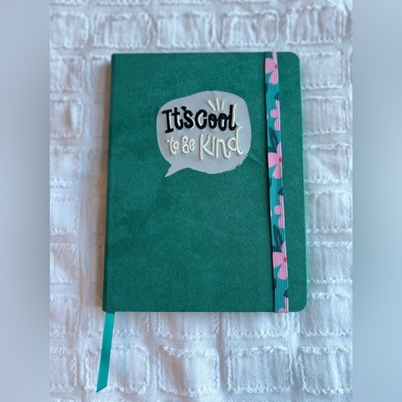 Office | Its Cool To Be Kind Green Velvet Hardback Journal Foiled ...
